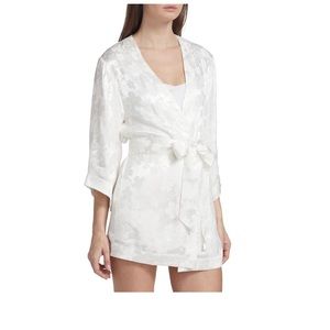 Alice + Olivia | Intimates & Sleepwear | Alice Olivia Domino Satin Robe ...